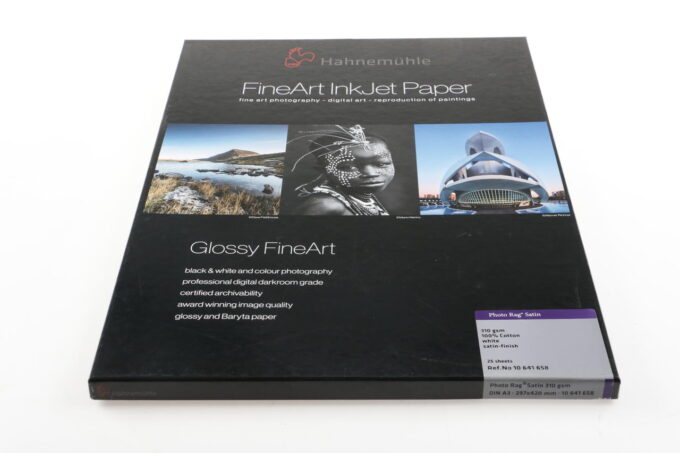 Hahnemühle Photo Rag Satin A3 310gsm 25Bl. – Foto Köberl – Secondhand